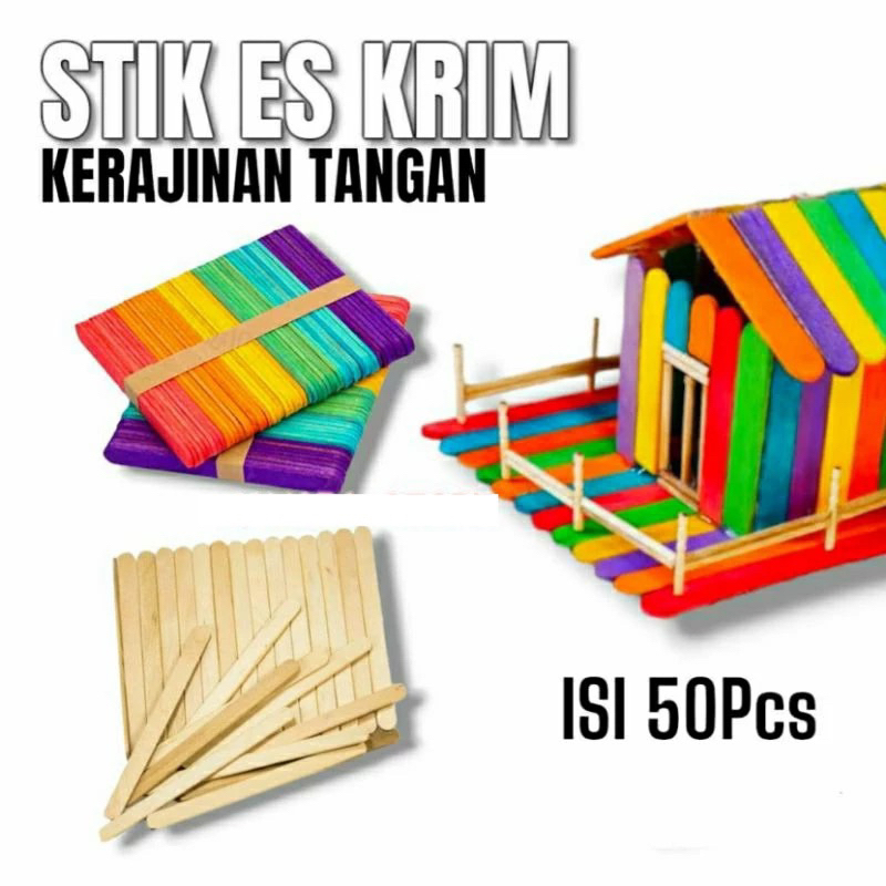 Jual Stick Ice Cream/ stik polos/ Stik Kayu Es Krim/ stik es krim ...