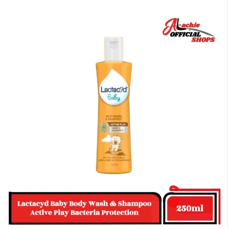 Jual Lactacyd Baby Body Wash & Shampoo Active Play 250ml | Shopee Indonesia