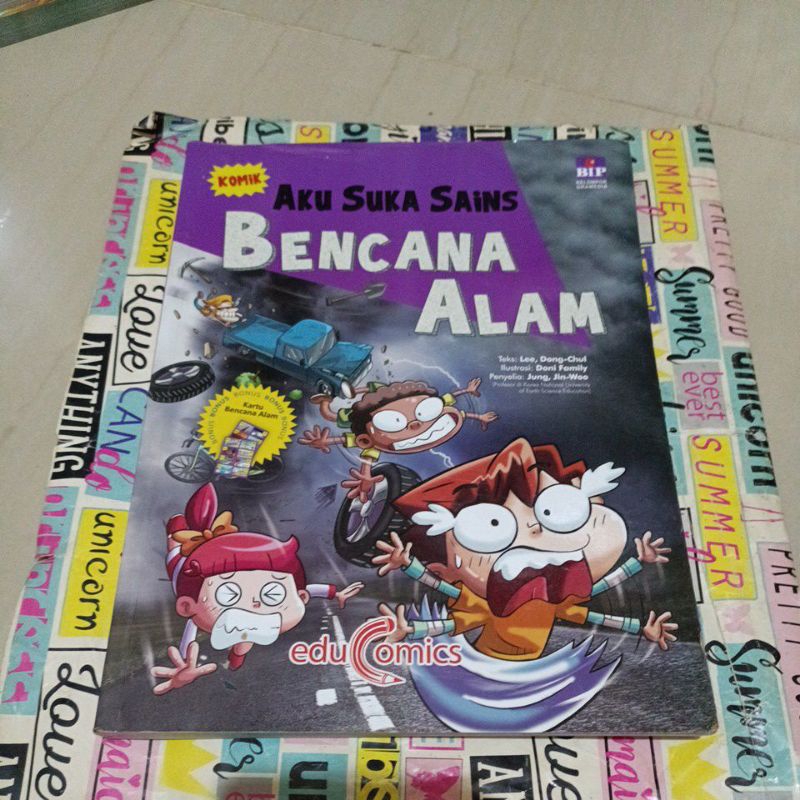 Jual Buku Edu Comics - Aku suka sains, Bencana Alam | Shopee Indonesia