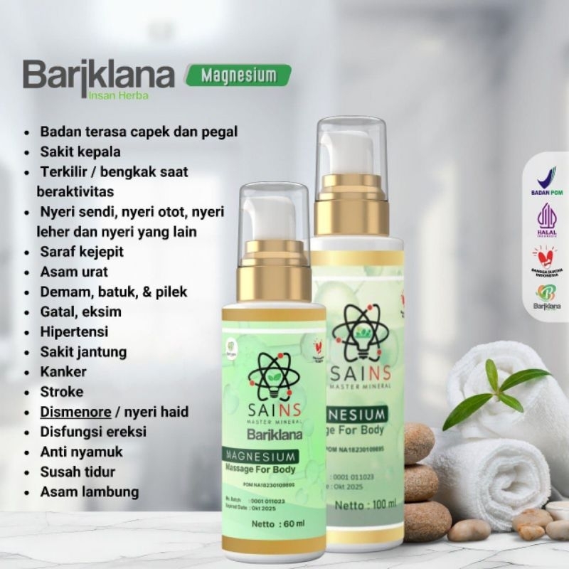 Jual (GRATIS HADIAH) MAGNESIUM MINYAK AJAIB TERAPIS PIJAT/ LOTION ...