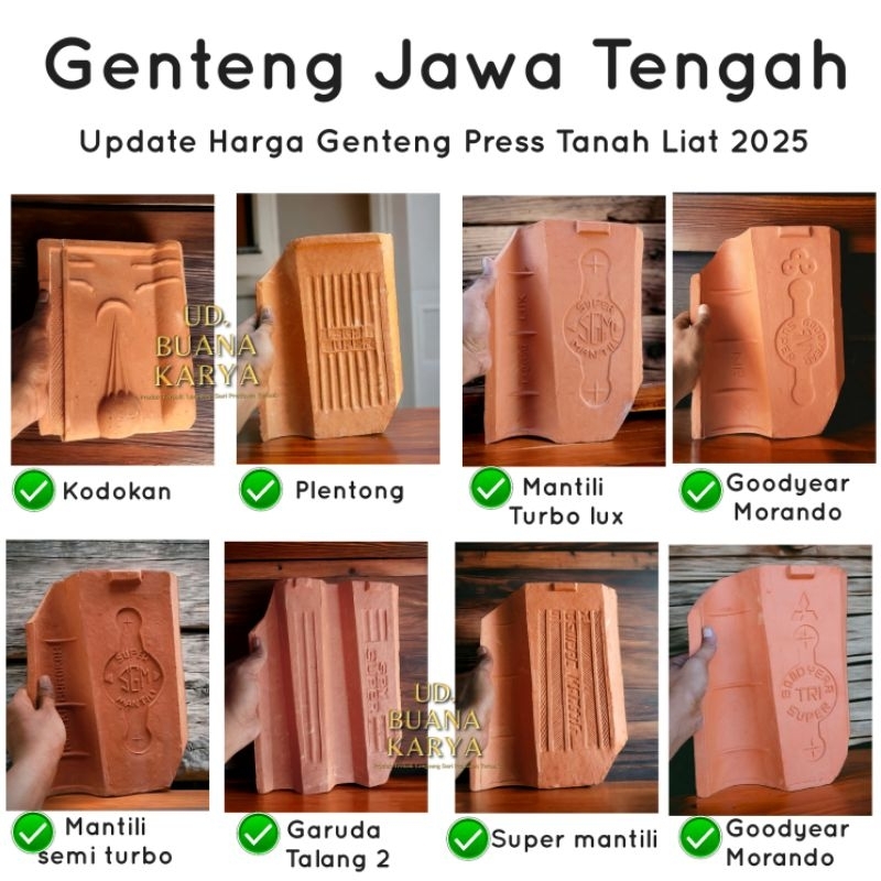 Jual Genteng Tanah Liat Terlengkap & Harga Terbaru Mei 2026 | Shopee ...