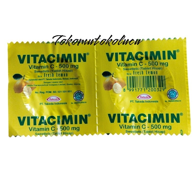 Jual vitacimin vitamin c 500mg tablet hisap | Shopee Indonesia