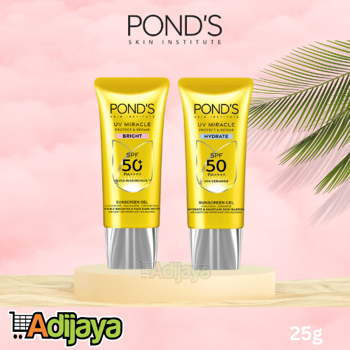 Jual Ponds UV Sunscreen Gel Miracle Hydrate SPF 35 | SPF 50 | SPF 50+ UVB UVB Lightweight ...