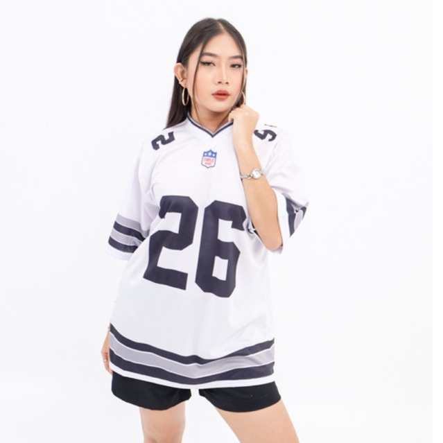 Jual Jersey oversize simple basic nfl 26/ jersey rugby / jersey vintage ...