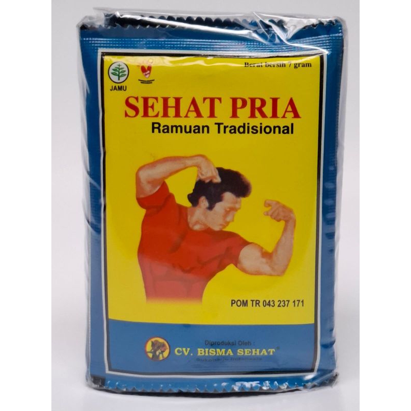 Jual Jamu Sehat Pria Bisma Sehat kemasan baru pack isi 10sachet ...