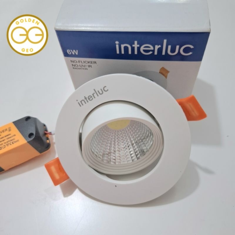 Jual Lamp sorot downlight Spot Light INTERLUC 6W (GEA3) | Shopee Indonesia