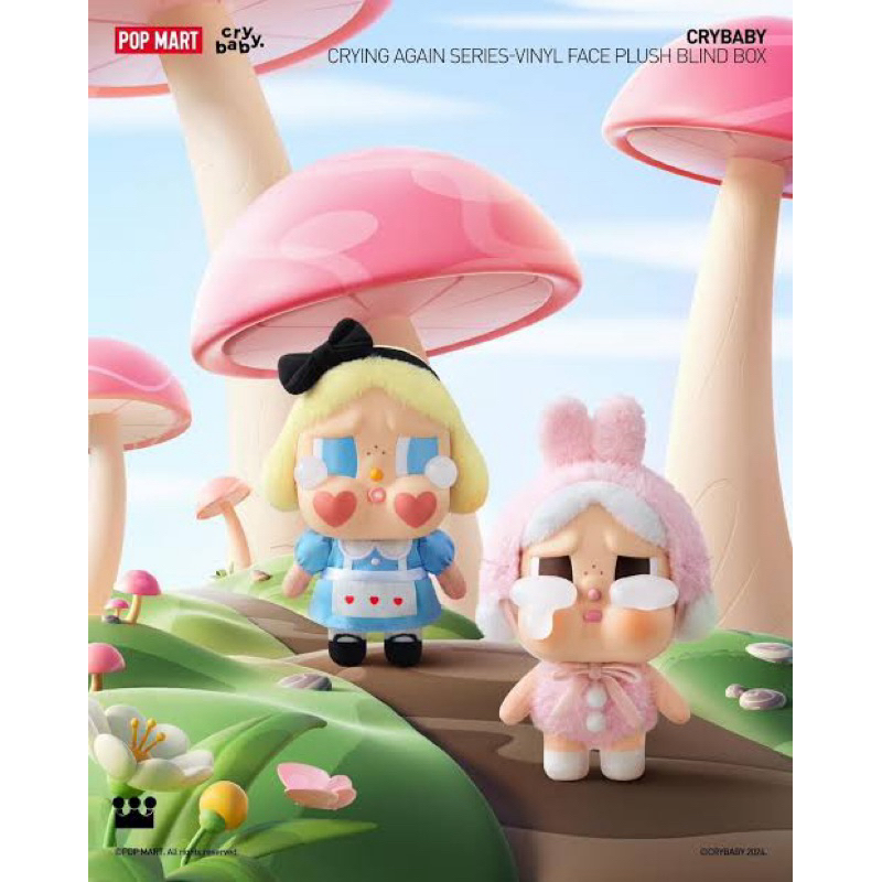 Jual POP MART CRYBABY Crying Again Popmart Alice Pinke Bear Frog Duck ...
