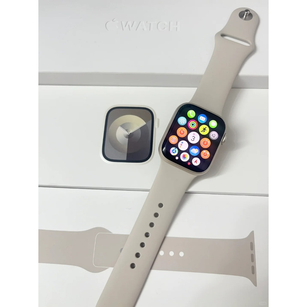 Jual 𝐀𝐩𝐩𝐥𝐞 Series 9 42mm Smartwatch Desain Super Tipis Tanpa Bingkai ...
