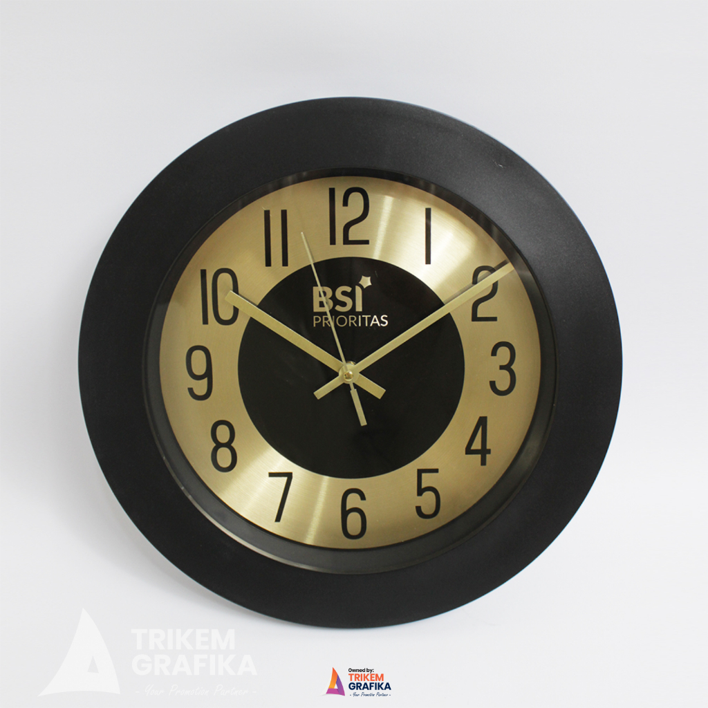 Jual READY STOCK Trikem Jam Dinding Analog Prioritas BSI Bank Syariah ...