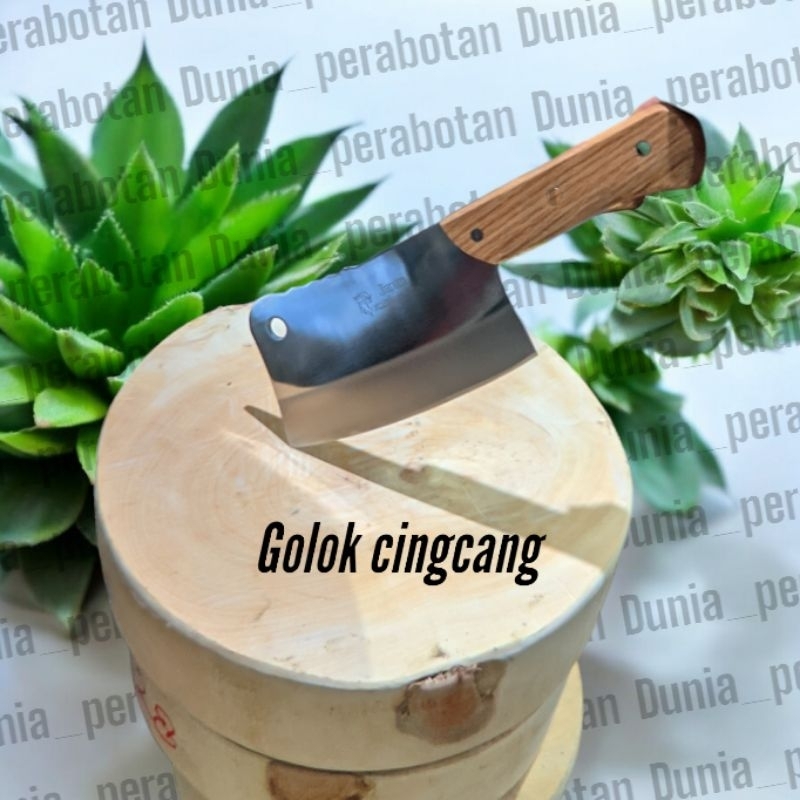 Jual golok daging/ golok stainless steel/ golok pegangan kayu| golok ...