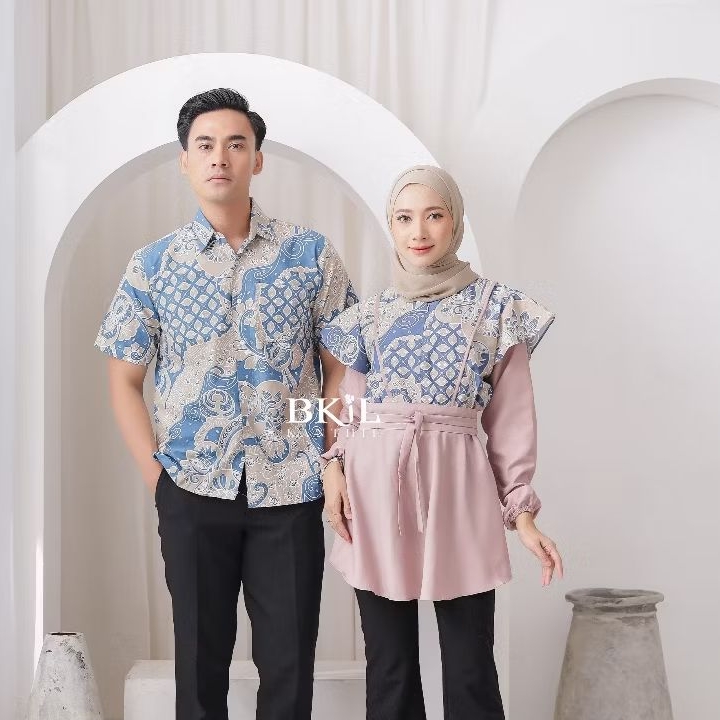 Jual KANTHIL Baju Batik Couple Wanita Modern Soft Andini | Shopee Indonesia