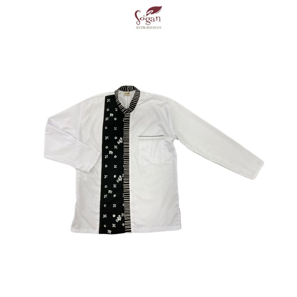 Jual Miraj Koko Kemeja Putih Pria Batik Asli Eksklusif - Baju Lebaran ...