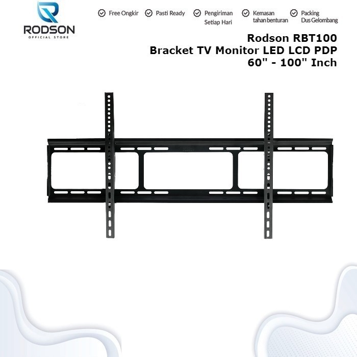 Jual RODSON RBT-100 Bracket TV Monitor LED LCD 60"-100" ( NEW KHUSUS BANDUNG) | Shopee Indonesia