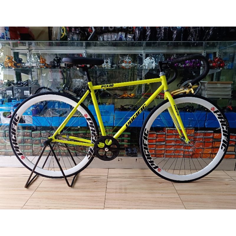 Jual Sepeda Fixie Pacific 700C Torpedo Steel Neon Green New | Shopee ...