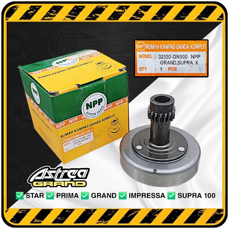 Jual Lonceng / Rumah Kampas Kopling Ganda Komplit Honda ASTREA STAR PRIMA GRAND SUPRA 100 by NPP ...