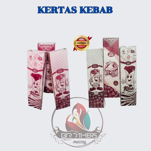 Jual PROMO Kemasan Kebab Paper Craft || Bungkus Dus Kebab isi 100 pcs ...