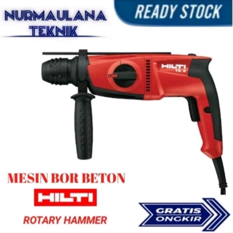Jual Mesin Bor Beton HILTI TE2 Rotary Hammer Original | Shopee Indonesia