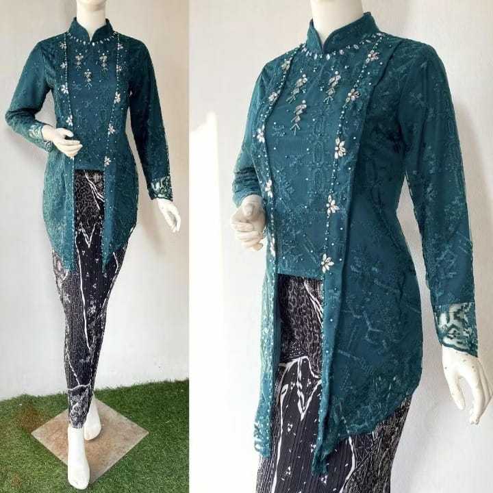 Jual Kutu Baru Hijab / Kebaya Modern / Kutu Baru Kerah Shanghai / Kebaya Wisuda / Kebaya Pesta ...