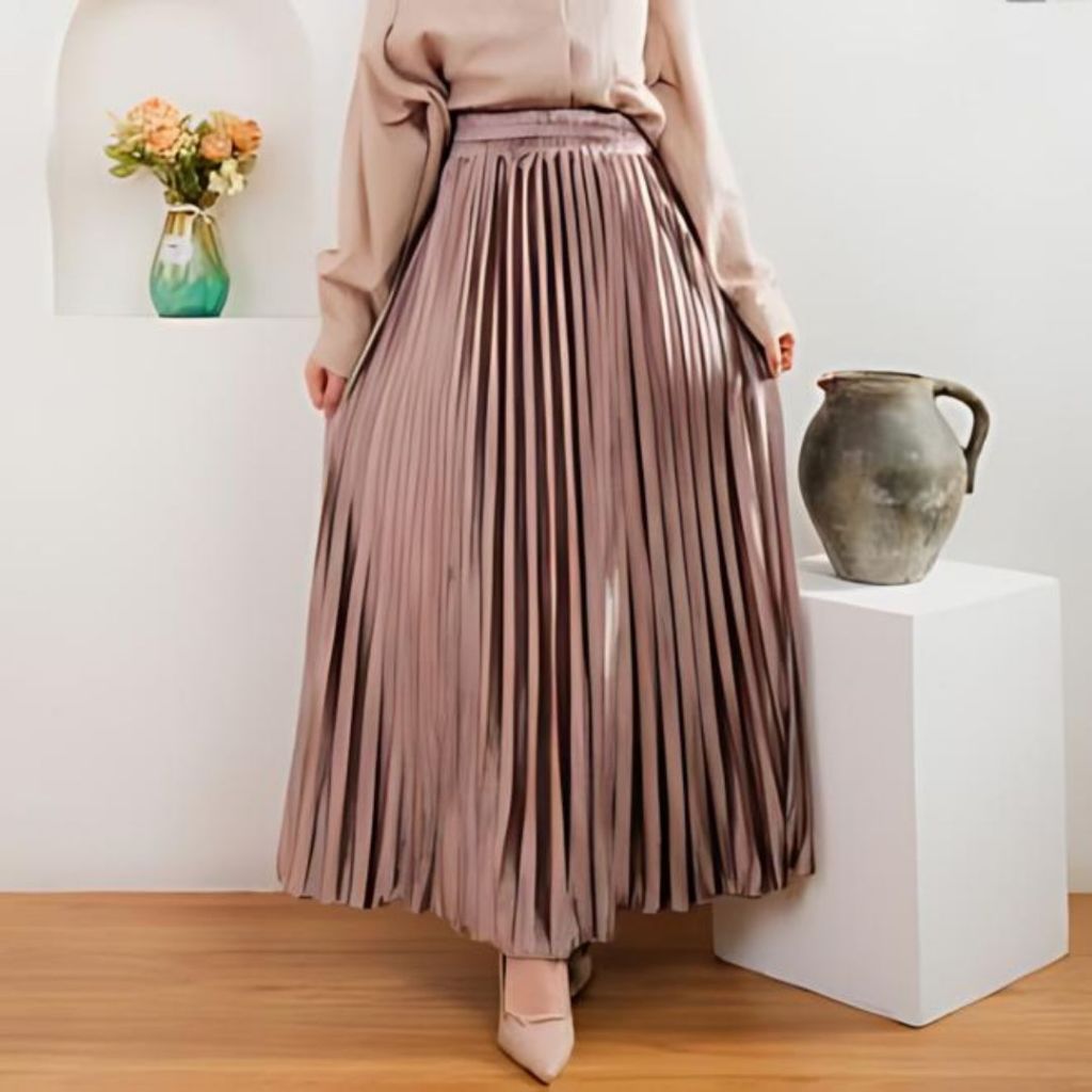 Jual Rok Plisket Bludru Velvet Premium Import | Shopee Indonesia
