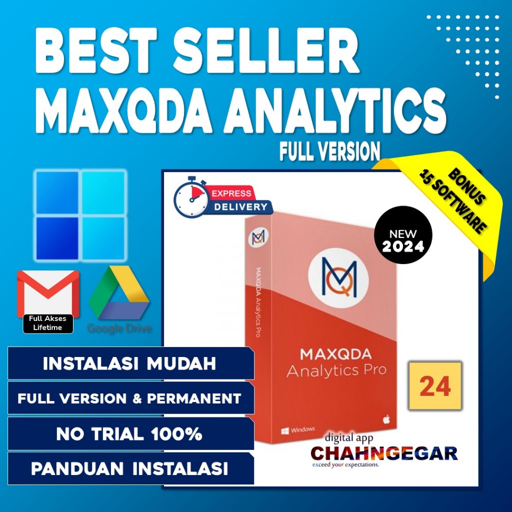 Jual Full Work - MAXQDA Analytics Pro 2024 v.24.4.1 Full Version Software Analisis Statistik ...
