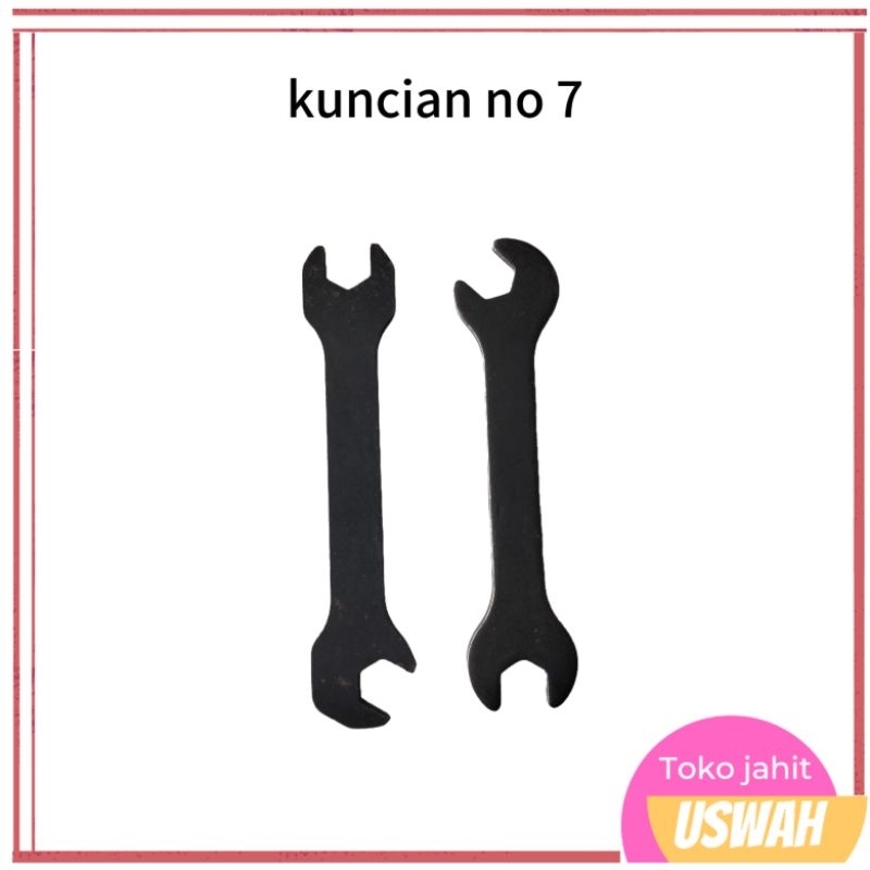 Jual KUNCIAN NO 7 PAS BUKA BAUT MESIN JAHIT DAN OBRAS | Shopee Indonesia