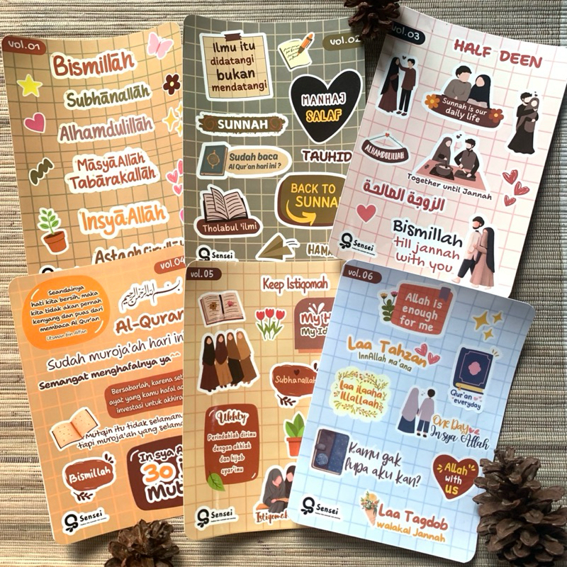 Jual Paket series stiker islami (Isi 6 pcs) | Shopee Indonesia