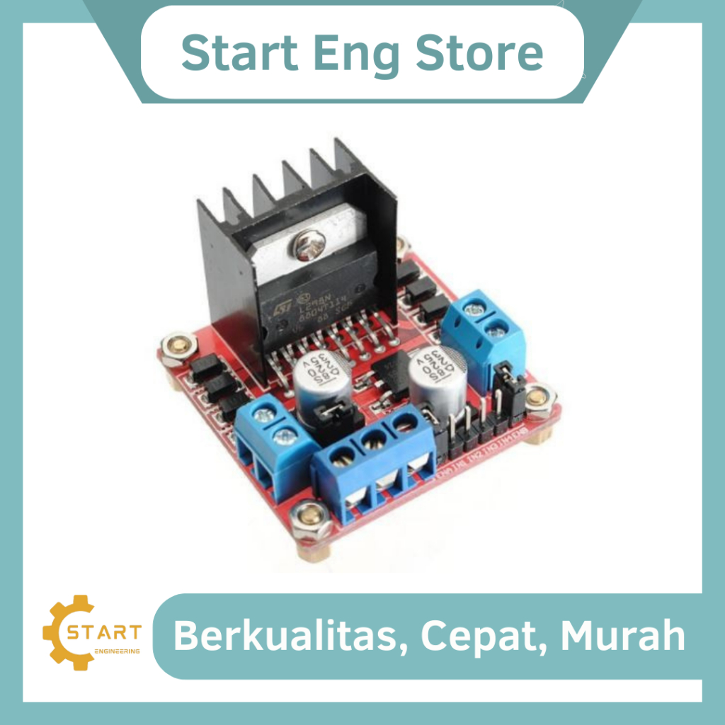 Jual L298N L298 DUAL H BRIDGE STEPPER MOTOR DRIVER MODULE | Shopee ...