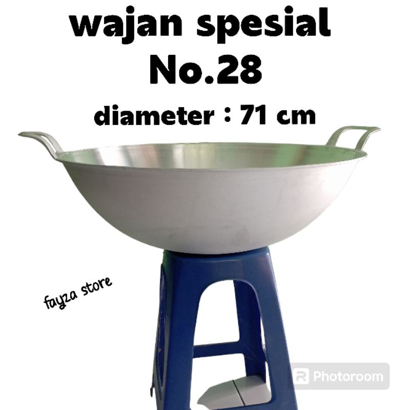 Jual Wajan Kuali Kancah Penggorengan Besar No 28 Diameter 71 Cm Wajan ...