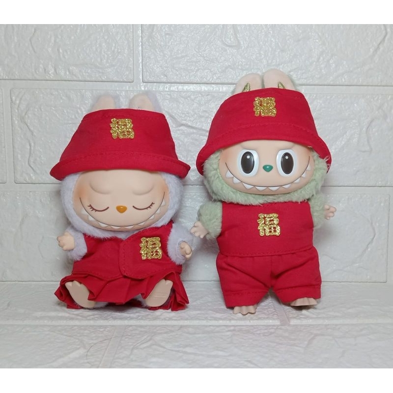 Jual ready stock baju labubu luck warna merah | Shopee Indonesia