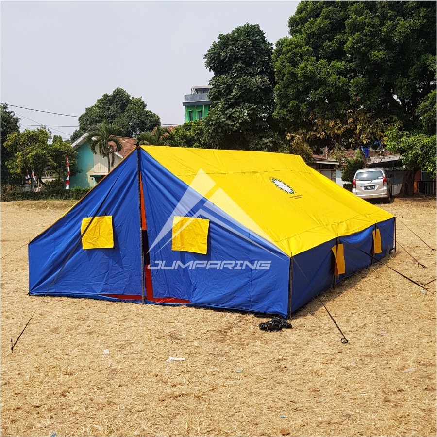 Jual Tenda Pramuka Regu Bahan D300 Fullset Tiang Besi , Tenda Sekolah ...