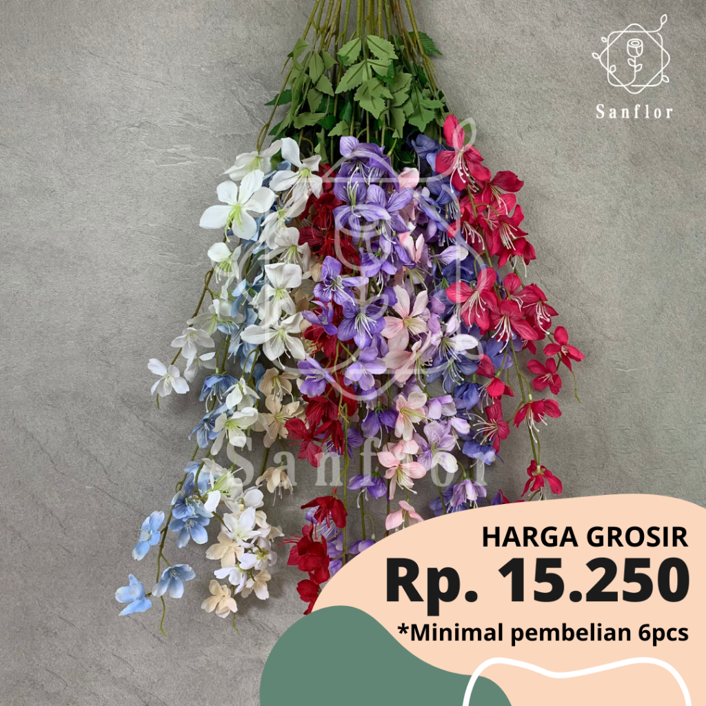 Jual SAKURA JUNTAI K2/ BUNGA ARTIFICIAL/ TANAMAN HIAS PLASTIK/ HIASAN ...