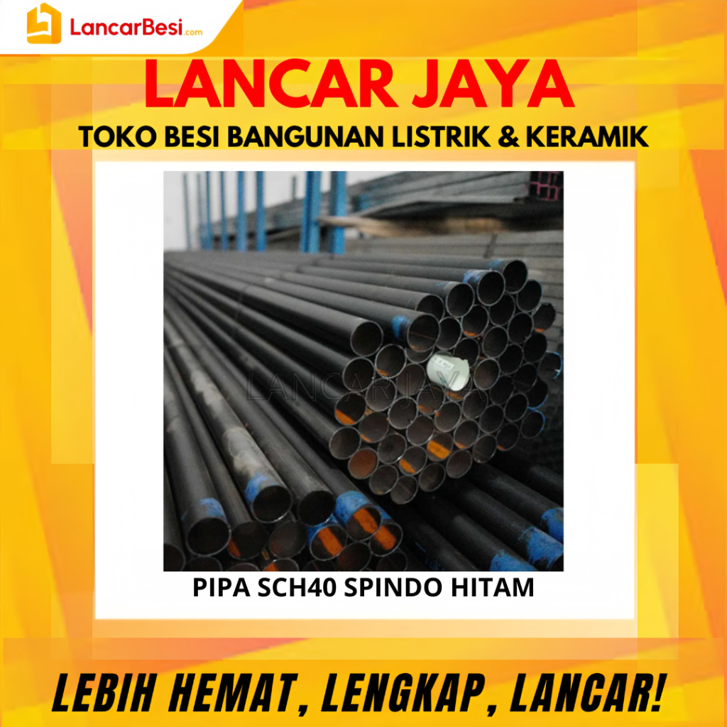 Jual Pipa SCH40 Spindo Hitam | Shopee Indonesia