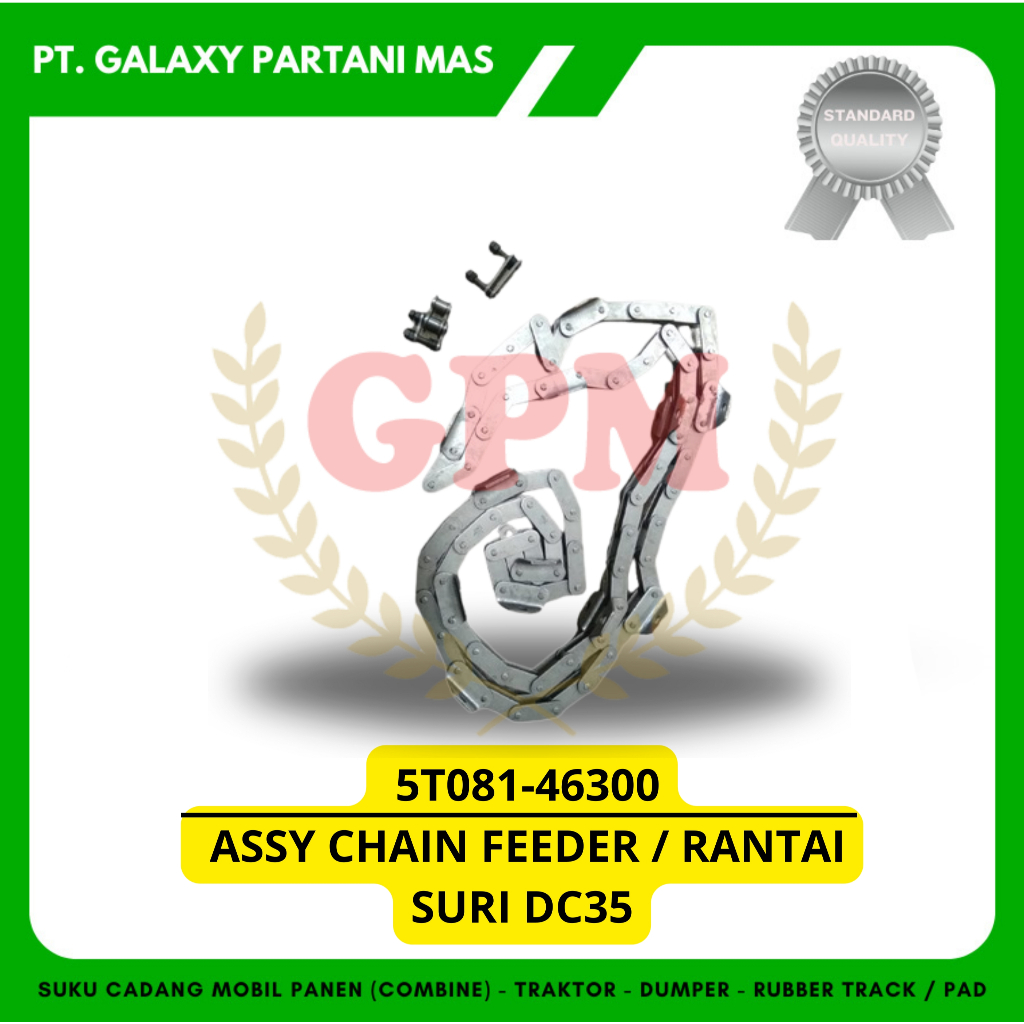Jual ASSY CHAIN FEEDER / RANTAI SURI DC35 / 5T081-46300 | Shopee Indonesia