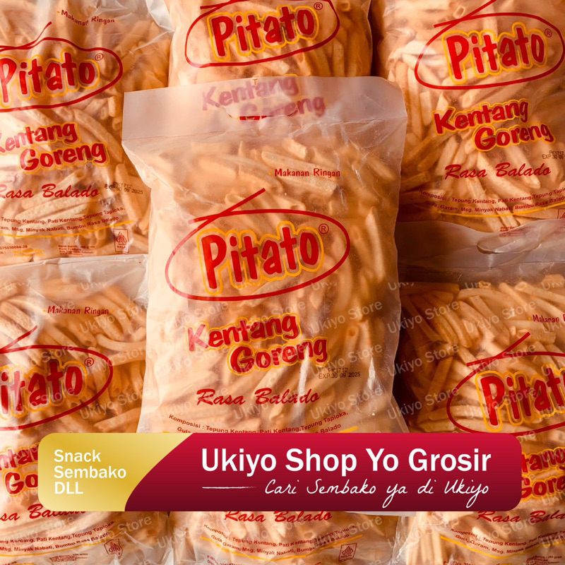 Jual Ukiyosnack - Pitato Snack Kentang Goreng 250Gr Rasa Balado ...