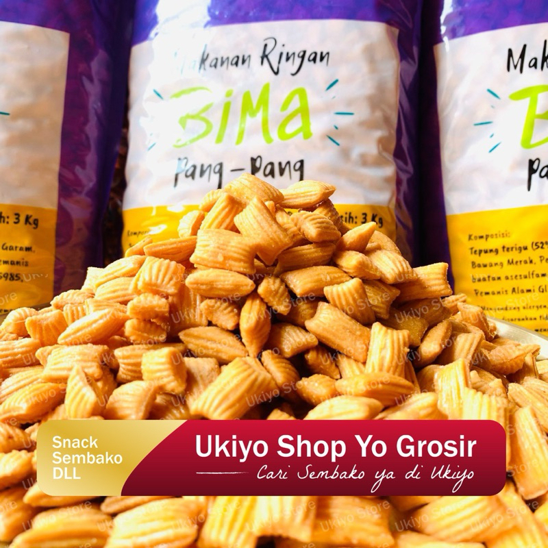 Jual Ukiyosnack - Pang Pang Manis 1Kg Snack Pang Pang Bima Snack Food | Shopee Indonesia