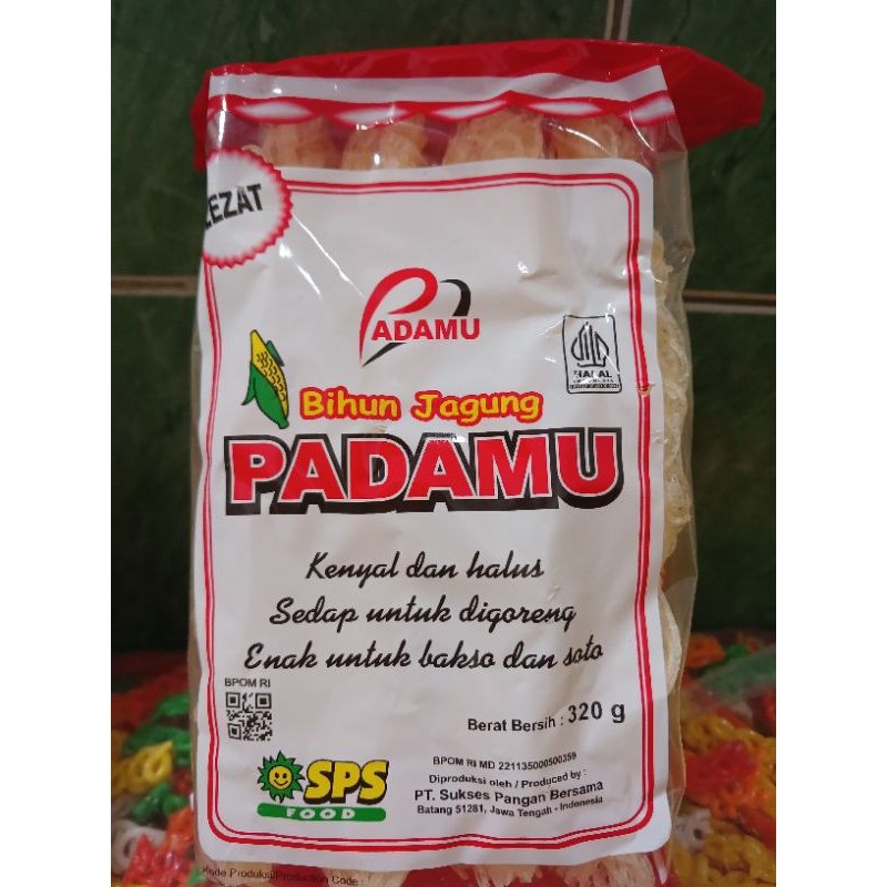 Jual PADAMU BIHUN JAGUNG 320 GRAM | Shopee Indonesia