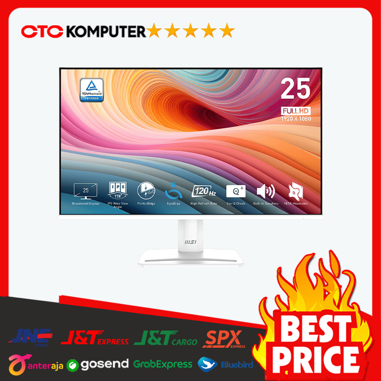 Jual Monitor MSI LED IPS PRO MP251W E2 - Full HD 120Hz 25" Inch ...