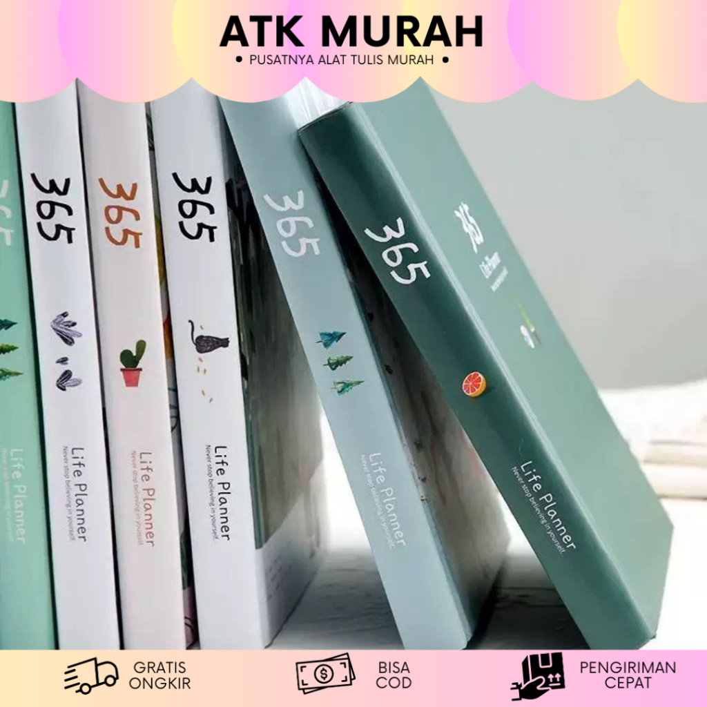 Jual BUKU AGENDA EVERYDAY PLANNER 365 DAY PLANNER BOOK LUCU BUKU ...