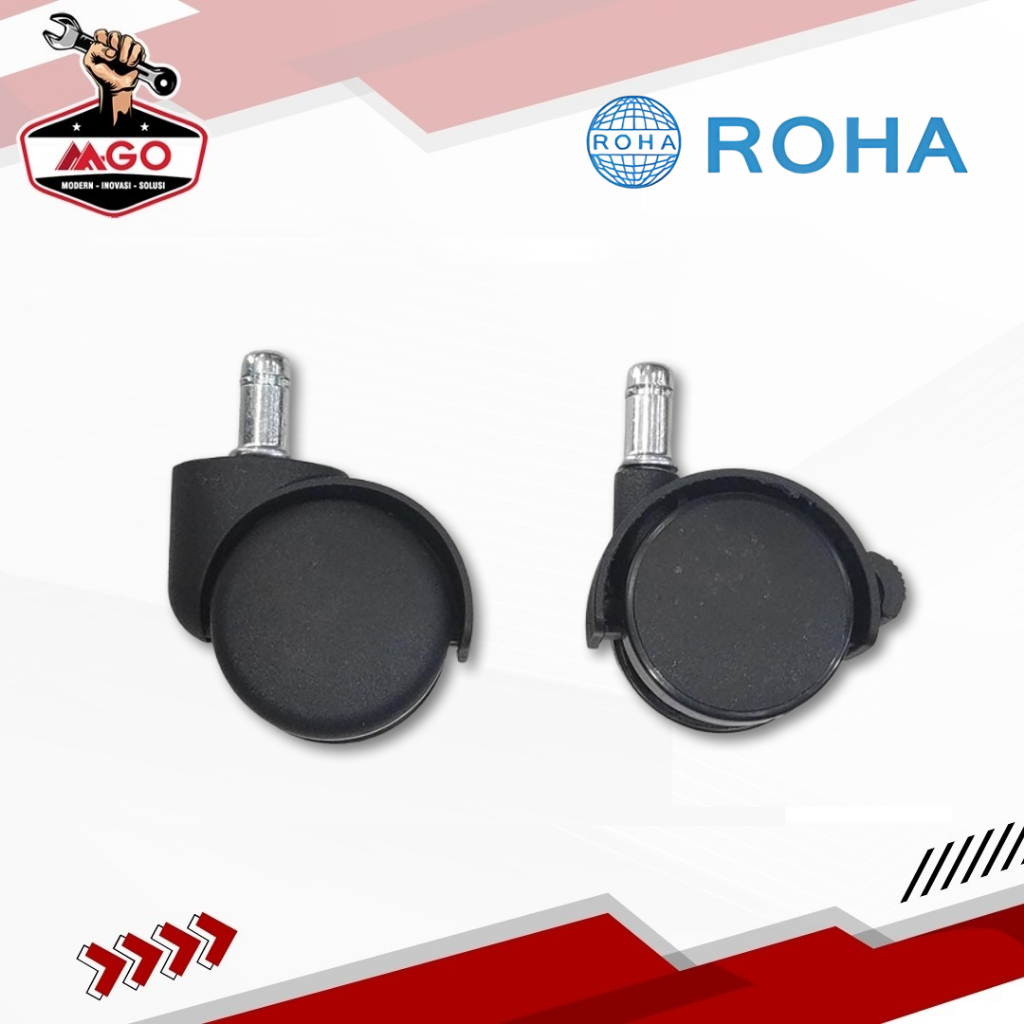 Jual Roda Hidup Furniture Kursi 2" Inch ROHA (Rem / Tanpa Rem) | Shopee ...
