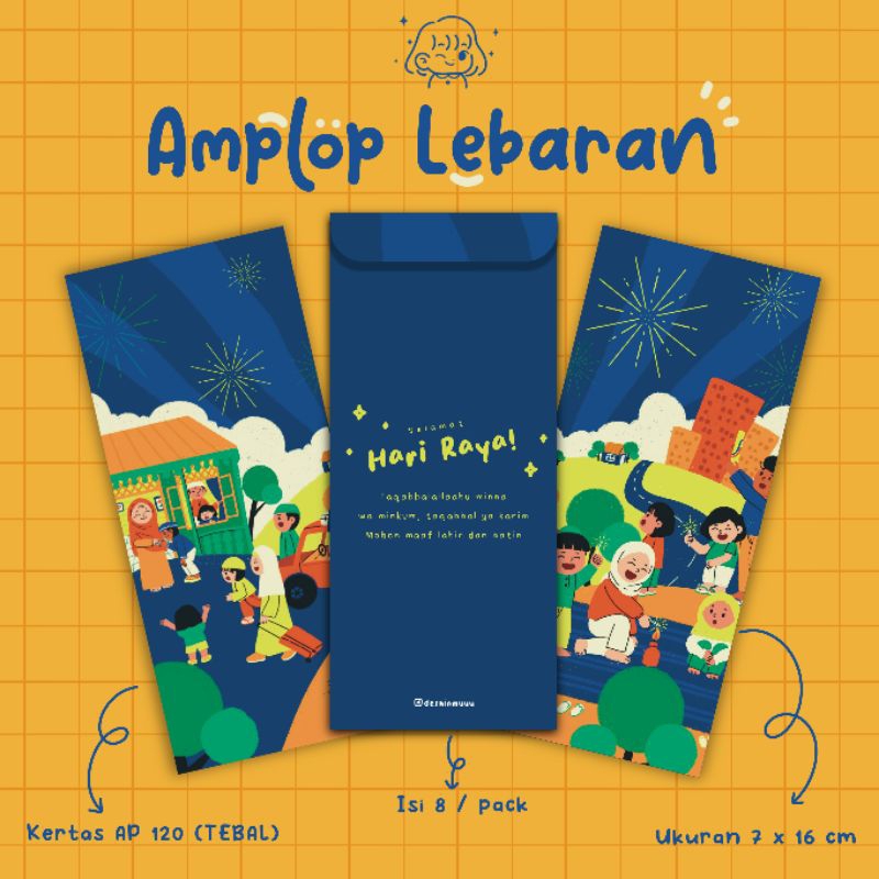 Jual Amplop Hari Raya Lebaran NAVI by desainmuuu | Shopee Indonesia