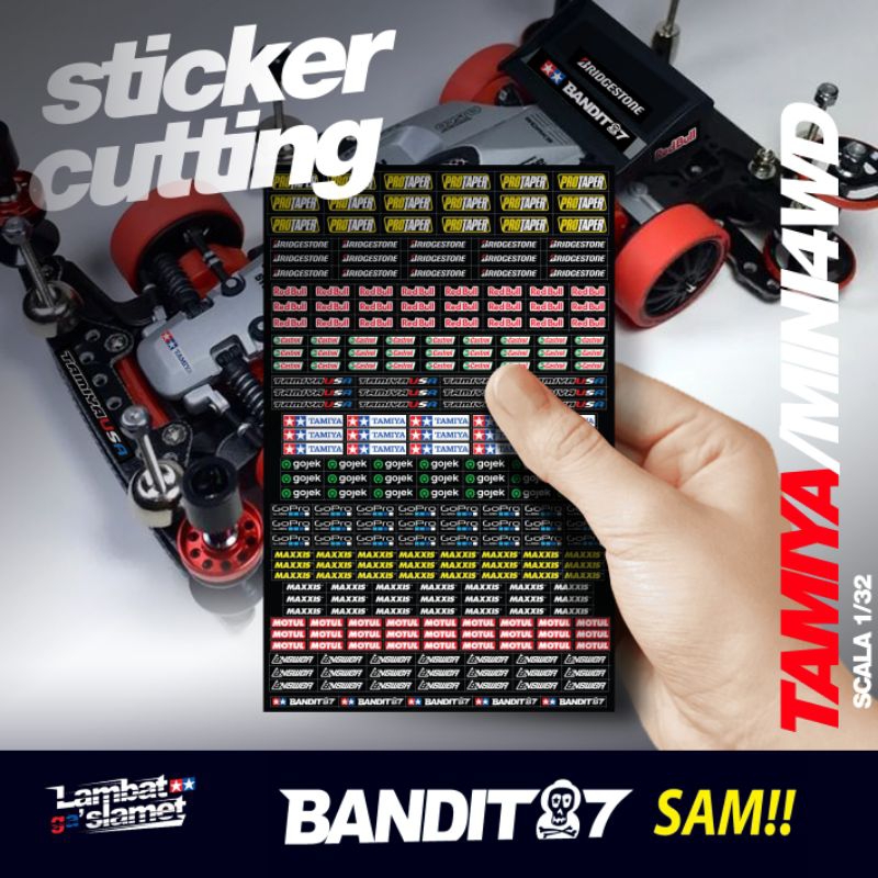 Jual sticker tamiya sponsor Kece | Shopee Indonesia