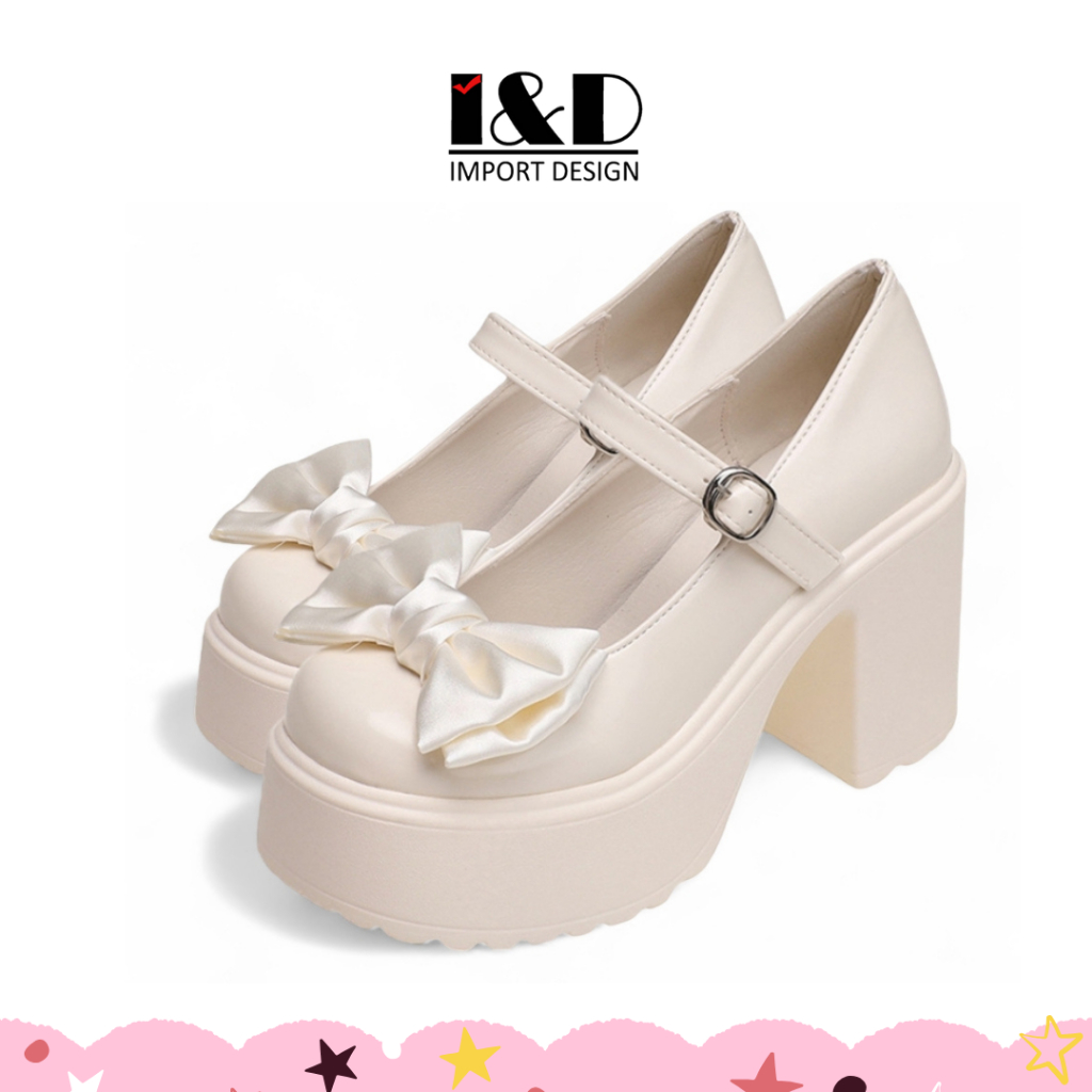 Jual [ IMPORT DESIGN ] Sepatu Wanita Heels Mary Janes Import Heels ...