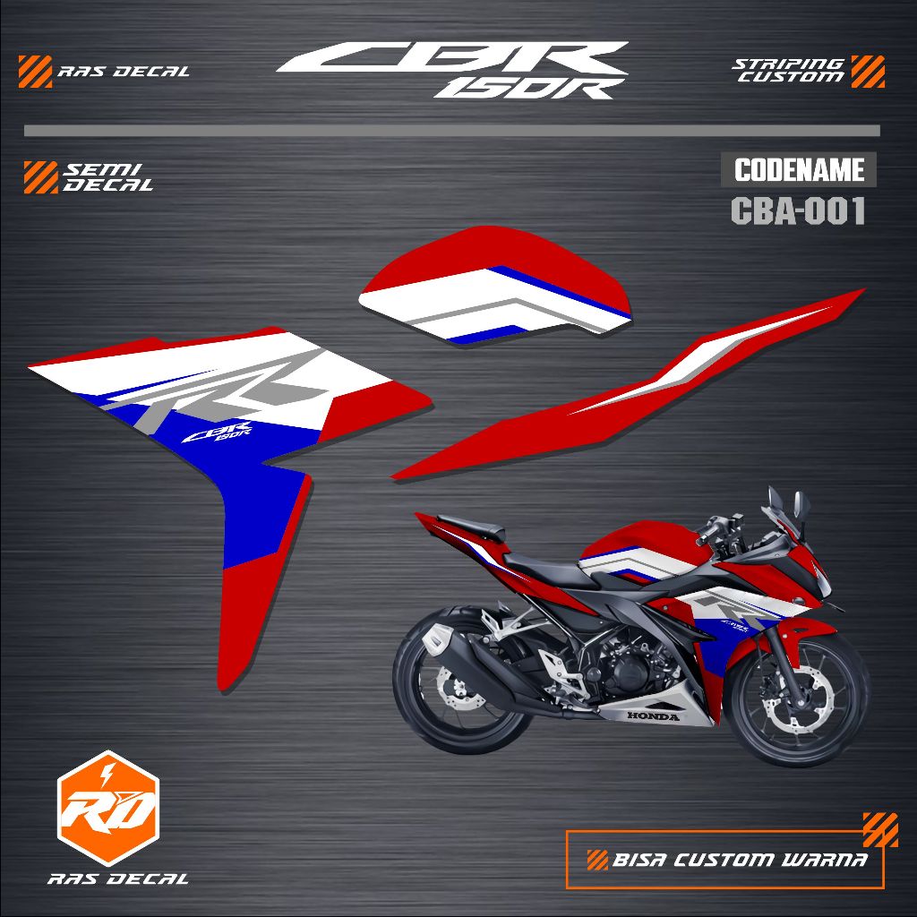 Jual Stiker Striping Custom CBR 150 R FACELIFT / OLD | Shopee Indonesia