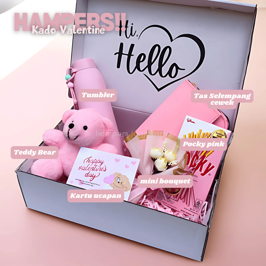 Jual Kado Valentine Cewek Pink Series / Kado ulang tahun cewek ...