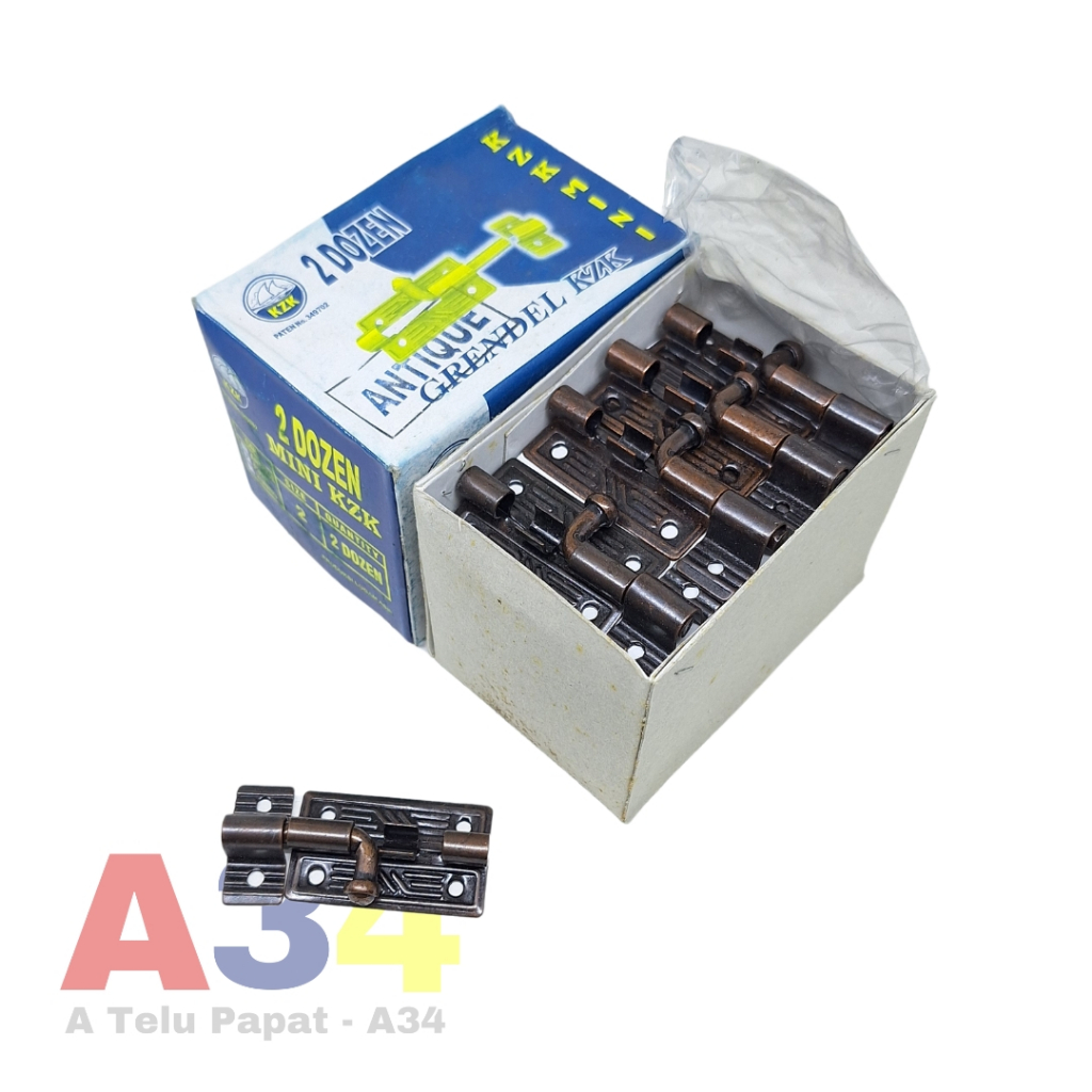 Jual (24 PCS) Grendel / Selot pintu / selot jendela mini 1,5" & 2" KZK ...