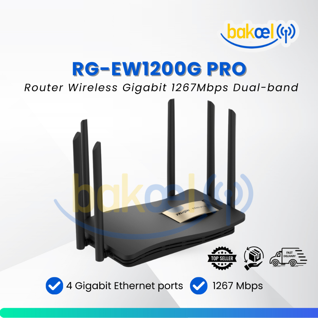 Jual Ruijie RG-EW1200G PRO 1300M Dual-band Gigabit Wireless Router ...