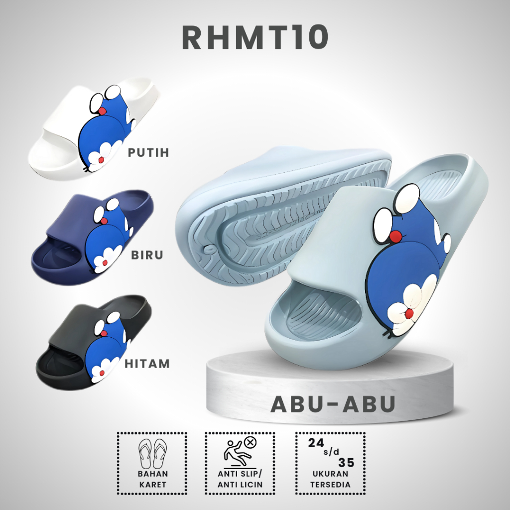 Jual Sandal Anak Laki-Laki Perempuan Doraemon - Sendal Anak Karakter ...