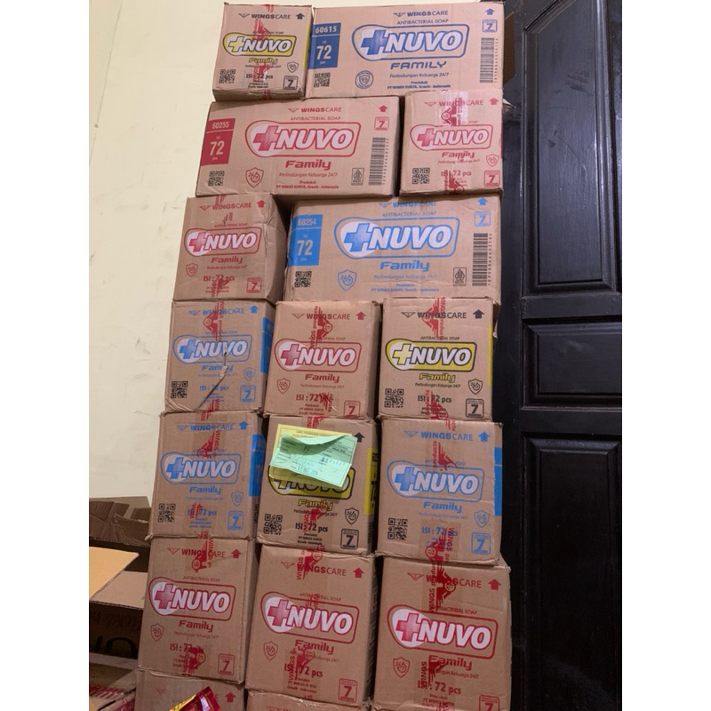 Jual (1 DUS) SABUN NUVO KEMASAN 72gr, isi 72pcs | Shopee Indonesia