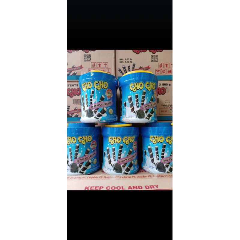 Jual CHO CHO ASTOR WAFER STICK cookies & cream oreo 500 gr | Shopee ...
