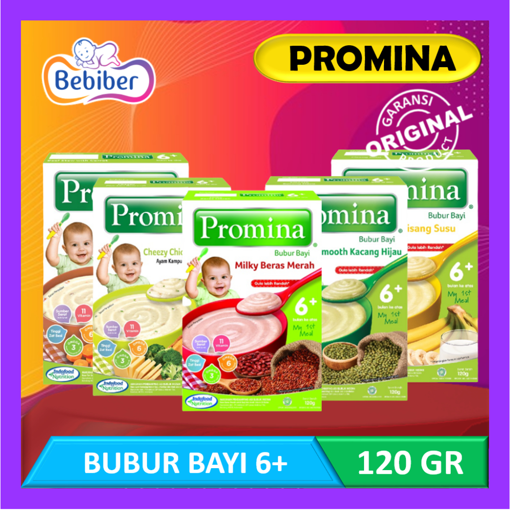 Jual Promina Bubur Bayi Usia 6+ Isi 120gr - Bubur Tim Instan - Mpasi ...